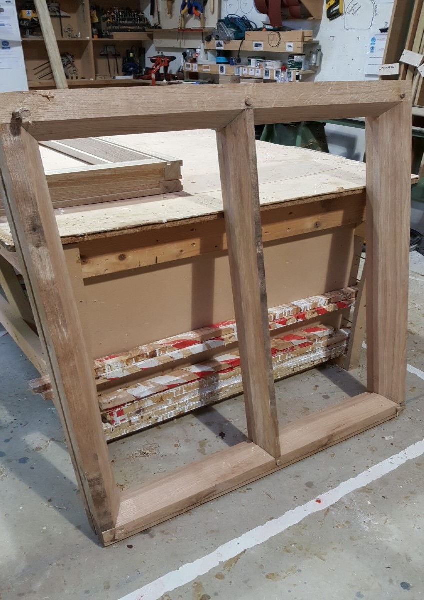 English Oak Timber Framed Casement Window Build