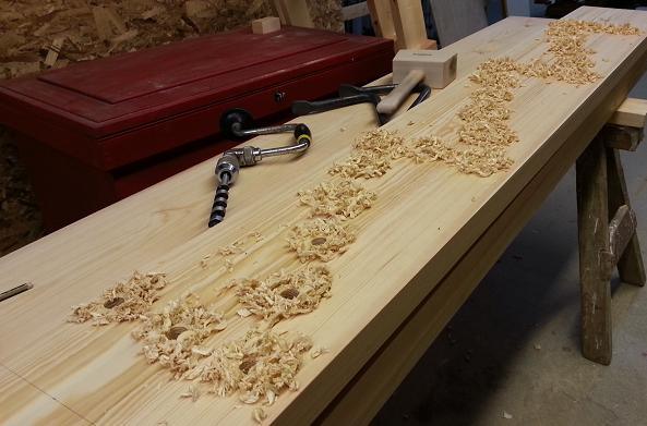 Preparing the Aprons for a British Joiners Bench