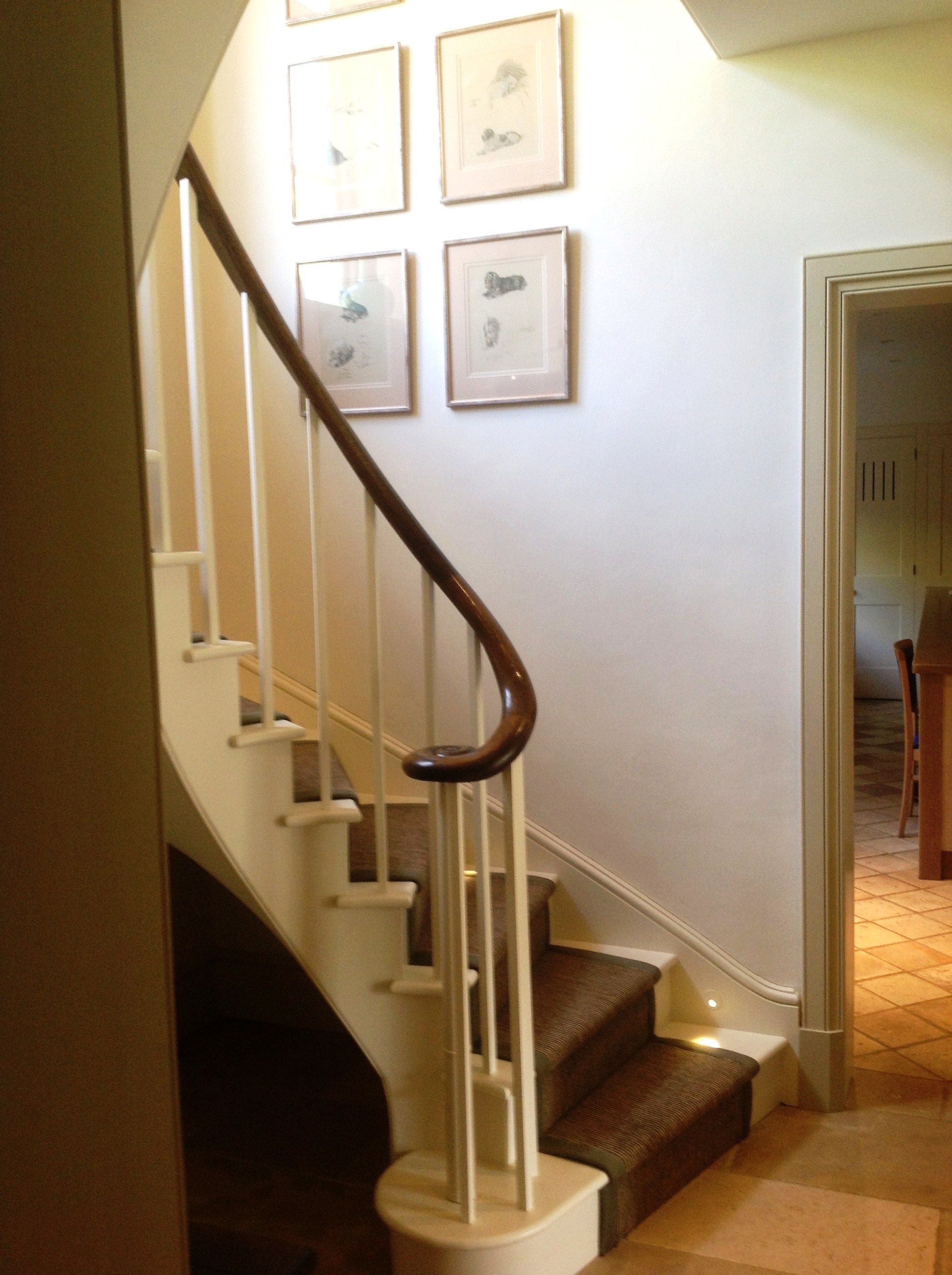 Custom Made Wood Wreathed Staircases and Curved Stairs
