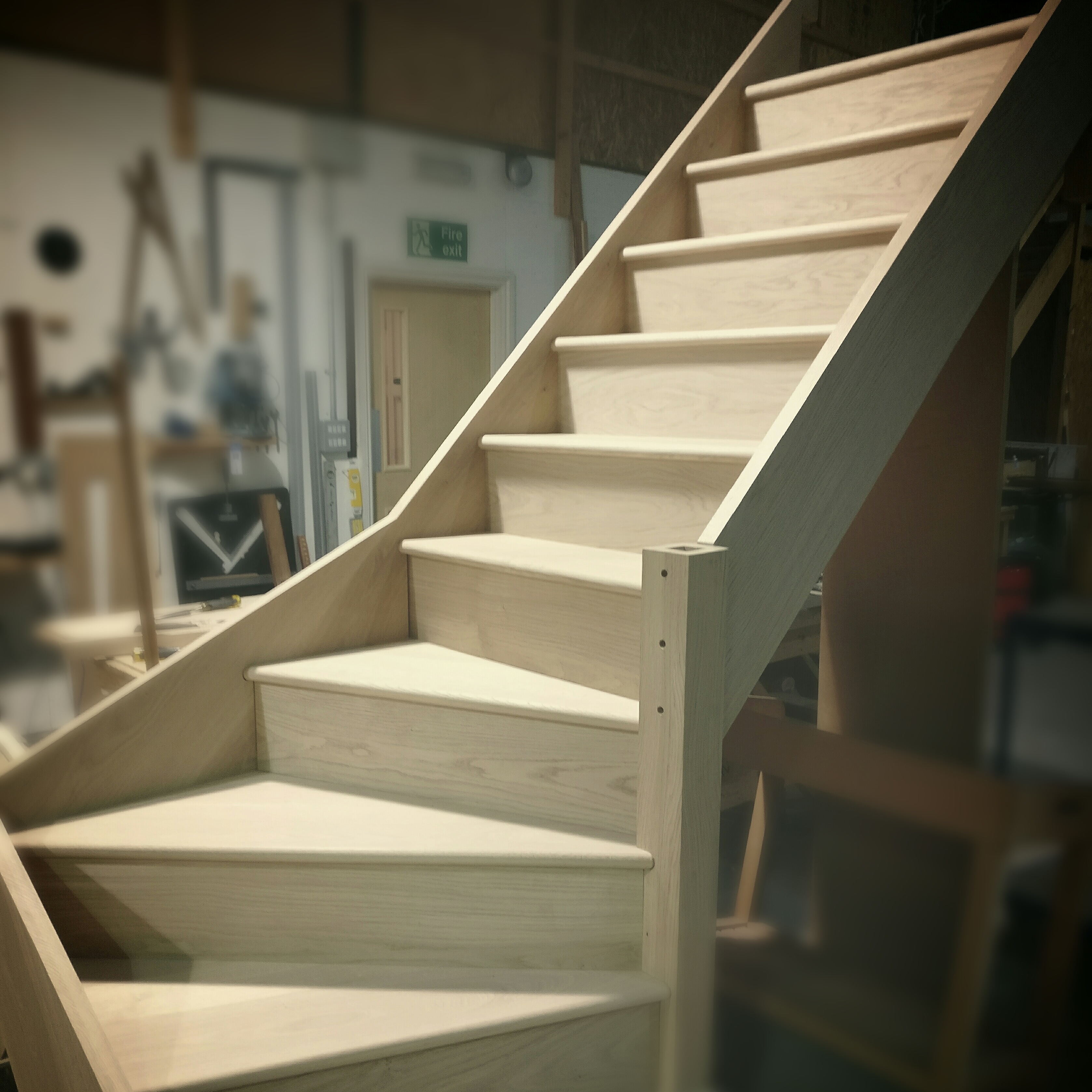 Wooden Winder Staircases Custom Made in Devon by G S Haydon
