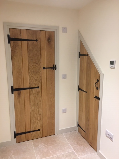 Simple Ledged and Braced Traditional Wooden Doors Made in Devon